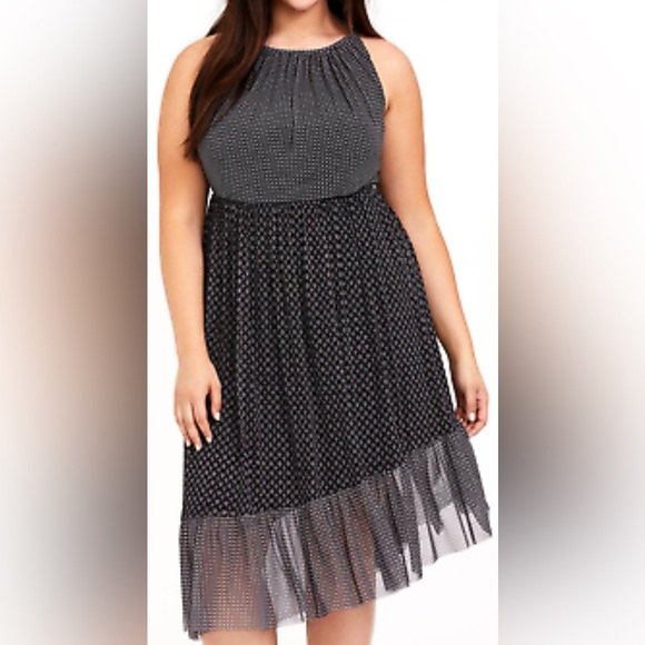 torrid | Dresses | Torrid Asymmetrical Black And White Checkered Dress ...